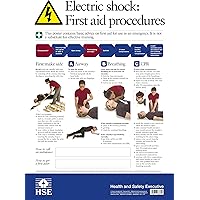 Electric Shock First Aid Poster (A2 Laminated Version): first aid ...