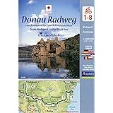 Eurovelo 6 Basel - Budapest pack of maps: 7 Fahrradkarten in einem Set ...