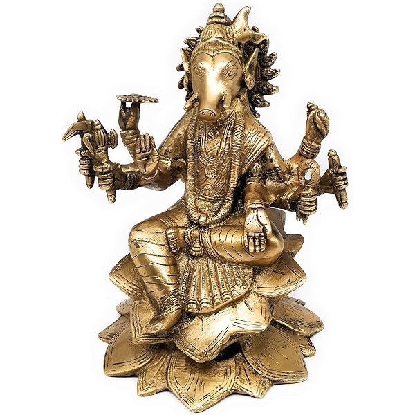 Varahi Amman or Varahi Lakshmi Pooja idol, Laxmi idol, Lord Vishnu ...