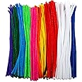 360 x Long Pipe Cleaners for Crafts - Jumbo Pack in 10 Assorted Colors ...