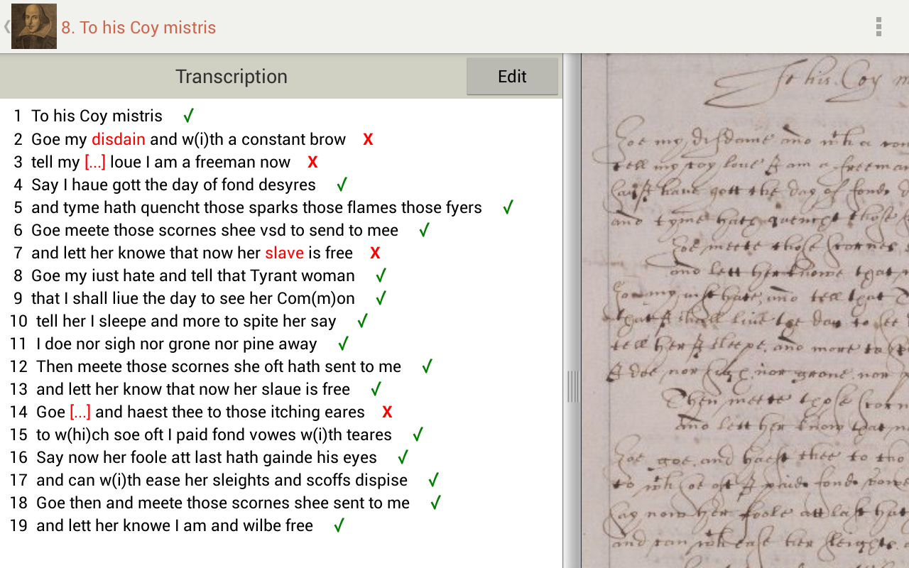 English Renaissance Handwriting: Amazon.co.uk: Appstore for Android
