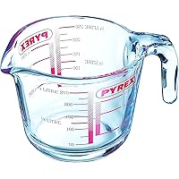 Pyrex GLSMJ1/2PT Glass Measuring Jug, 250 ml - Clear : Pyrex: Amazon.co ...
