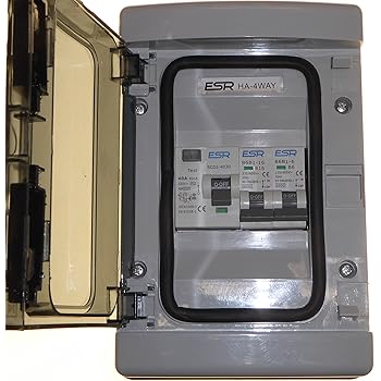 Garage Consumer Unit Weatherproof IP65 for Outdoor Using 63A RCD ...