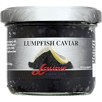 Elsinore - Black Lumpfish Caviar, Medium Size, Salty Flavour, 100g ...