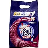 Surf Excel Matic Front-Load Detergent Powder 2 kg | Removes Tough ...