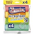 Spontex Microfibre Cloths, Pack of 4 : Amazon.co.uk: Health & Personal Care