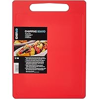 Chef Aid Red Poly Chopping Board, multipurpose anti-slip surface, easy ...