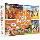 Buy Ratna's 4 in 1 Indian Festivals Jigsaw Puzzle for Kids | 4 Jigsaw ...