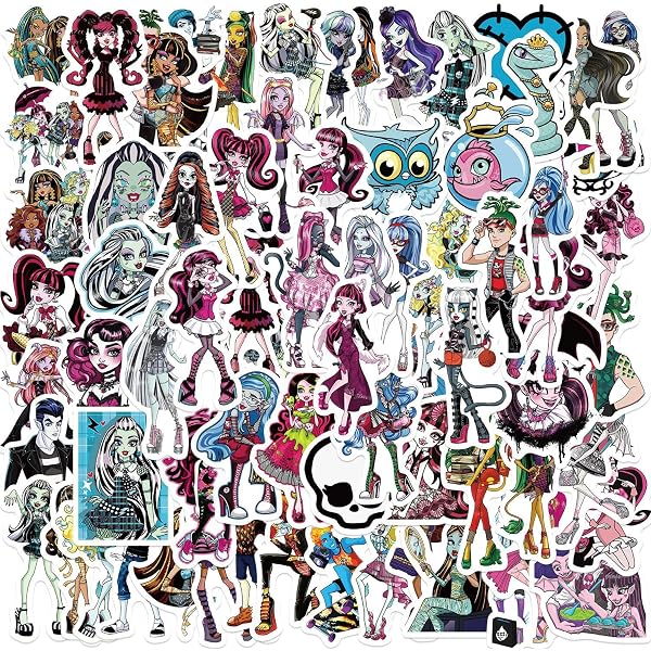 Monster High- Druckbare Etiketten Masters Of The Universe Sticker