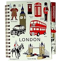 Medium Notebook and Matching Pen Set with London Everything Design ...