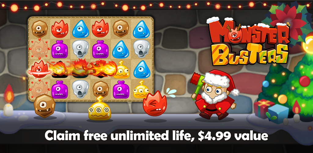 Monster Busters: Match 3 Puzzle: Amazon.co.uk: Appstore for Android