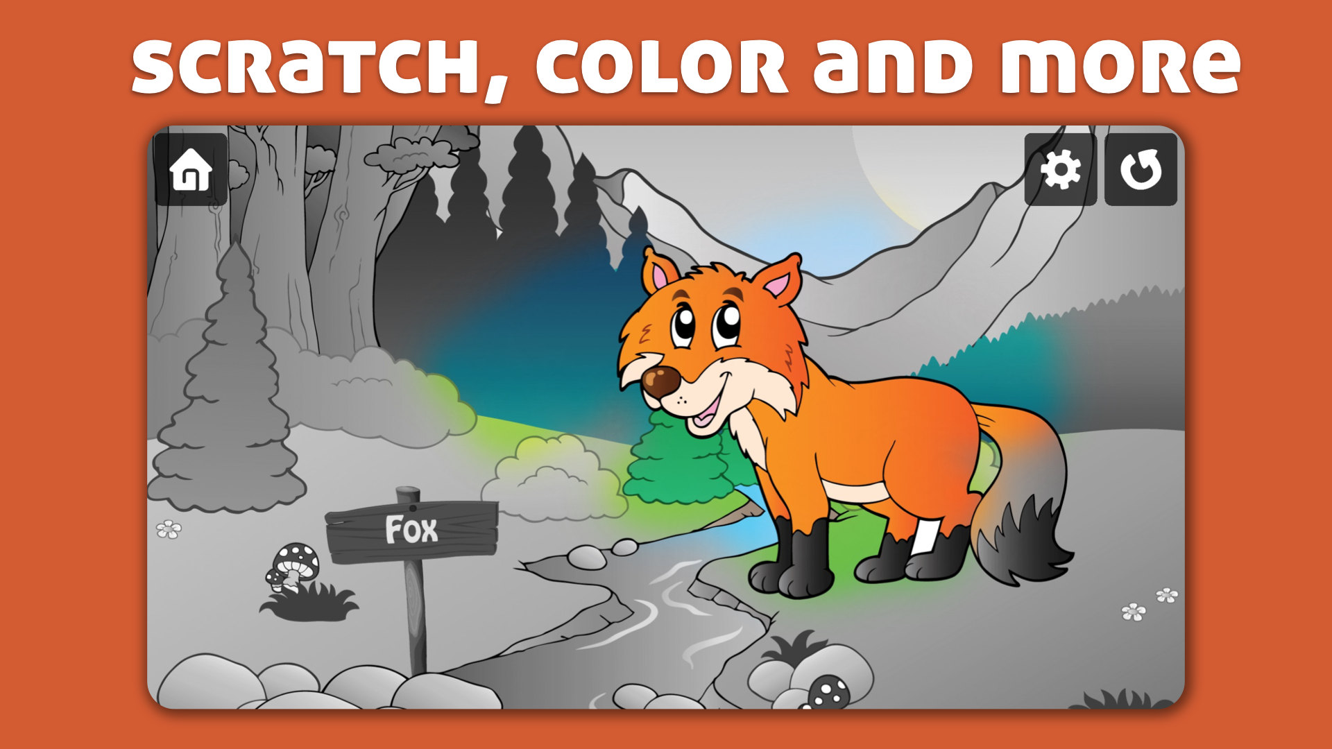 Kids Animals Scratch & Color 2 - Amazing Wild Animals Safari at the Zoo ...