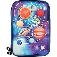 Fringoo - Kids Pencil Case - Multicolour Solar System Design - Black ...