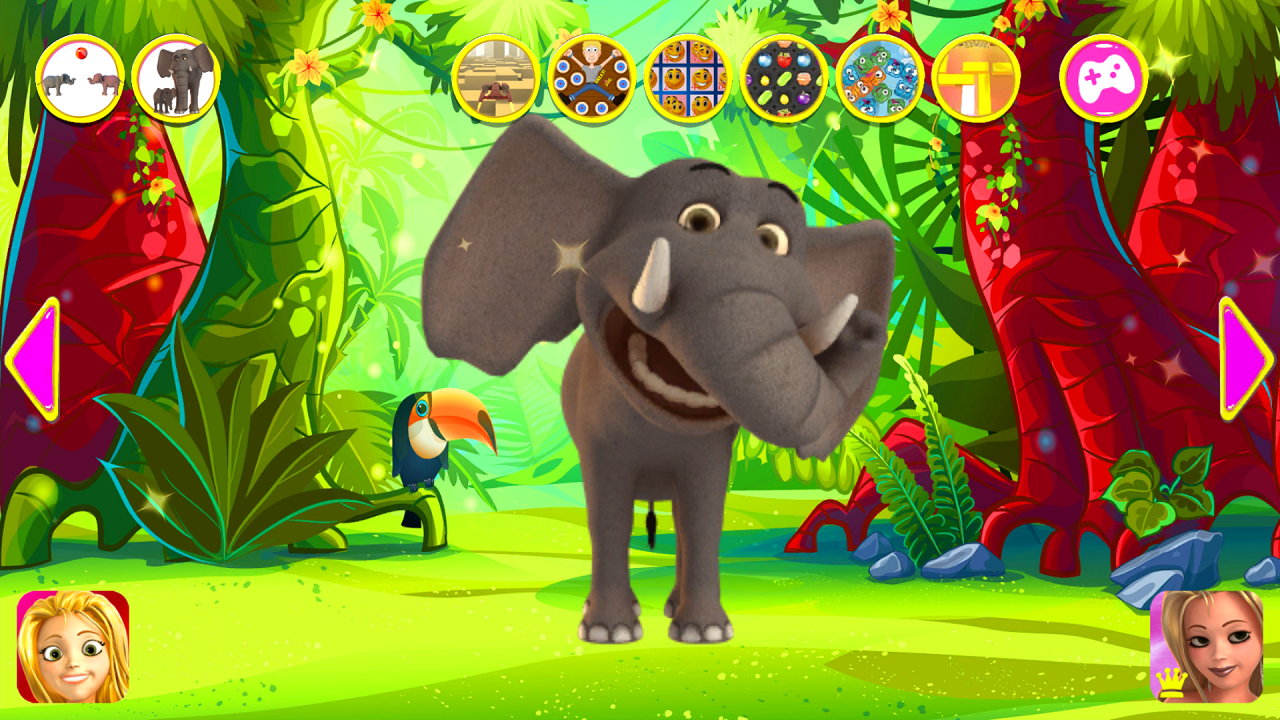 Talking Elephant King Red (Free) : Amazon.de: Apps & Spiele