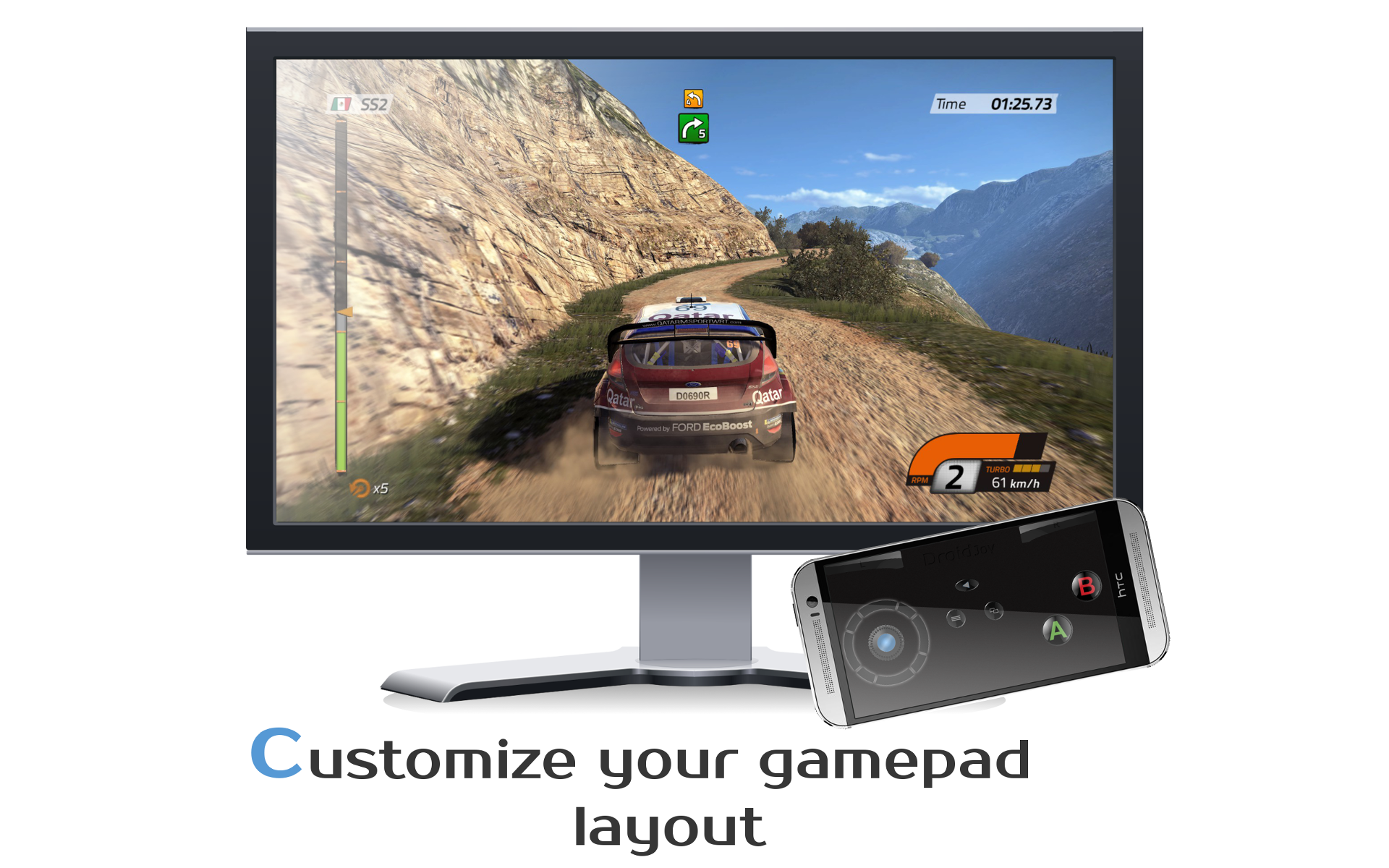 DroidJoy virtual Gamepad : Amazon.de: Apps & Spiele