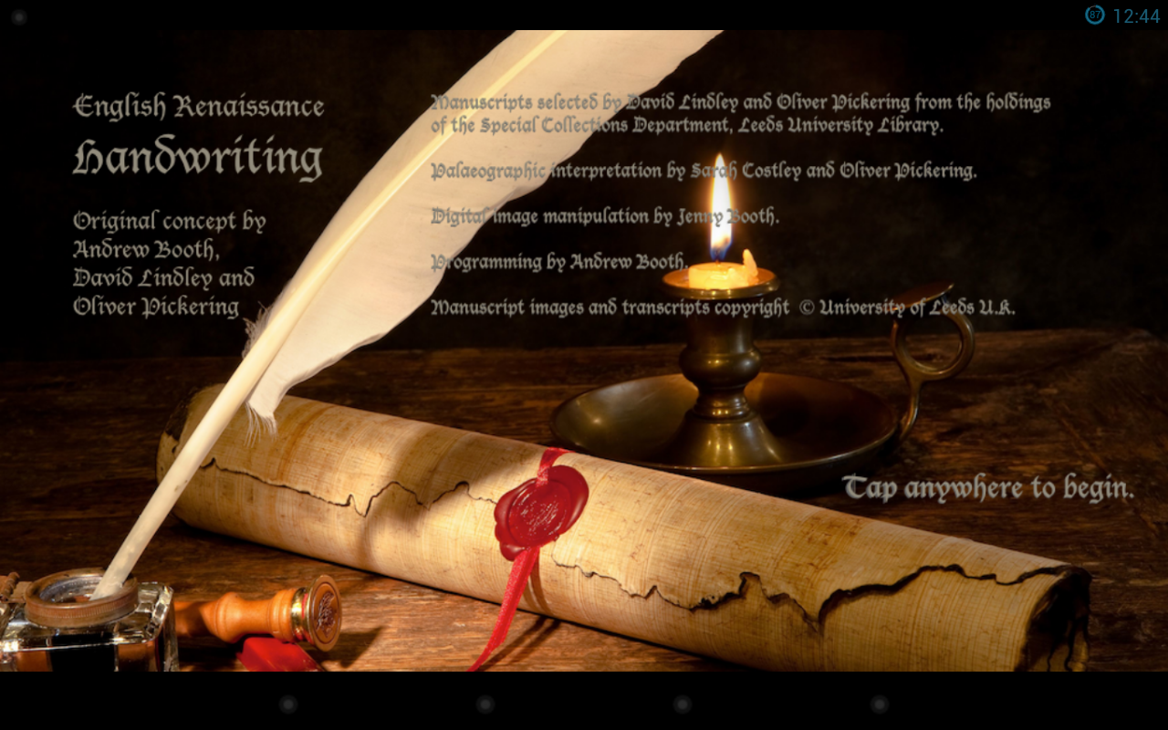 English Renaissance Handwriting: Amazon.co.uk: Appstore for Android