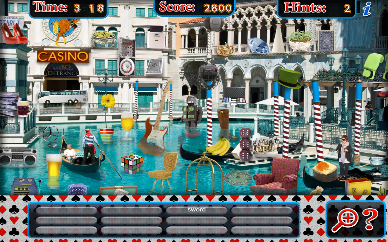 Hidden Objects - Las Vegas Hotels and Casino Slots & Object Seek Find Puzzle Quest Game : Amazon ...
