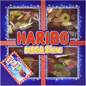 Haribo Megastars Selection Box 600 g (Pack of 2) : Amazon.co.uk: Grocery