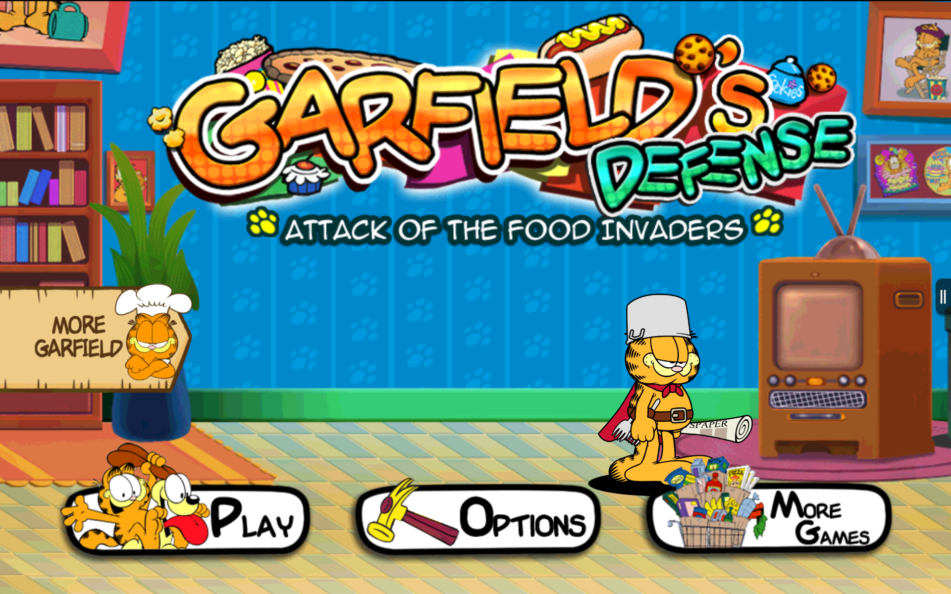Garfield's Defense: Attack of the Food Invaders: Amazon.co.uk: Appstore ...