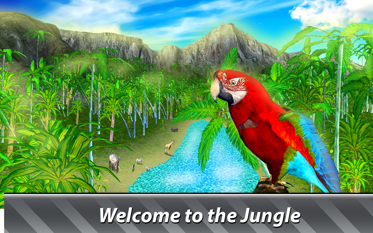 Parrot Simulator: Junngle Bird Survival : Amazon.co.uk: Apps & Games