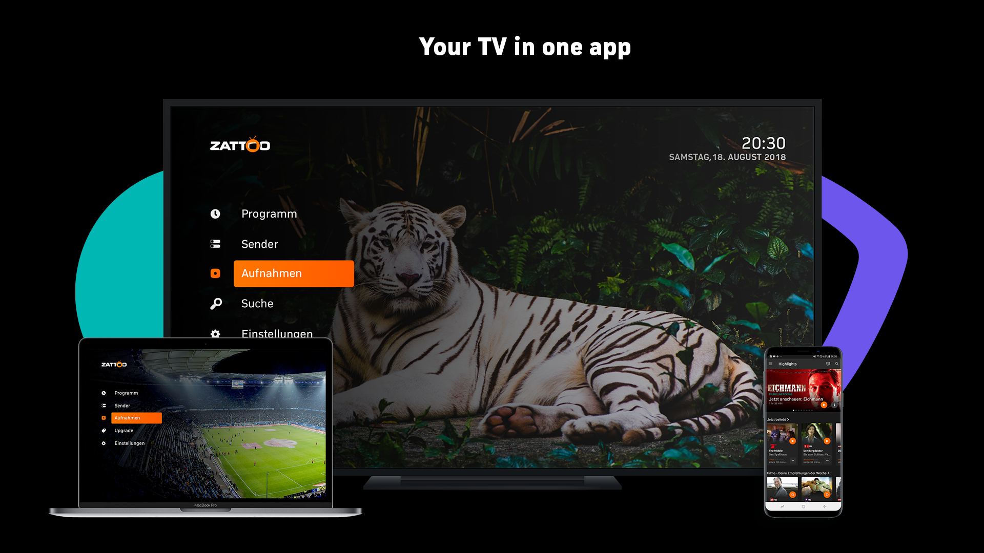 Zattoo - TV Streaming: Amazon.fr: Appstore pour Android