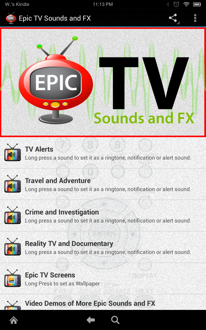 Epic TV Sounds and FX: Amazon.de: Apps für Android