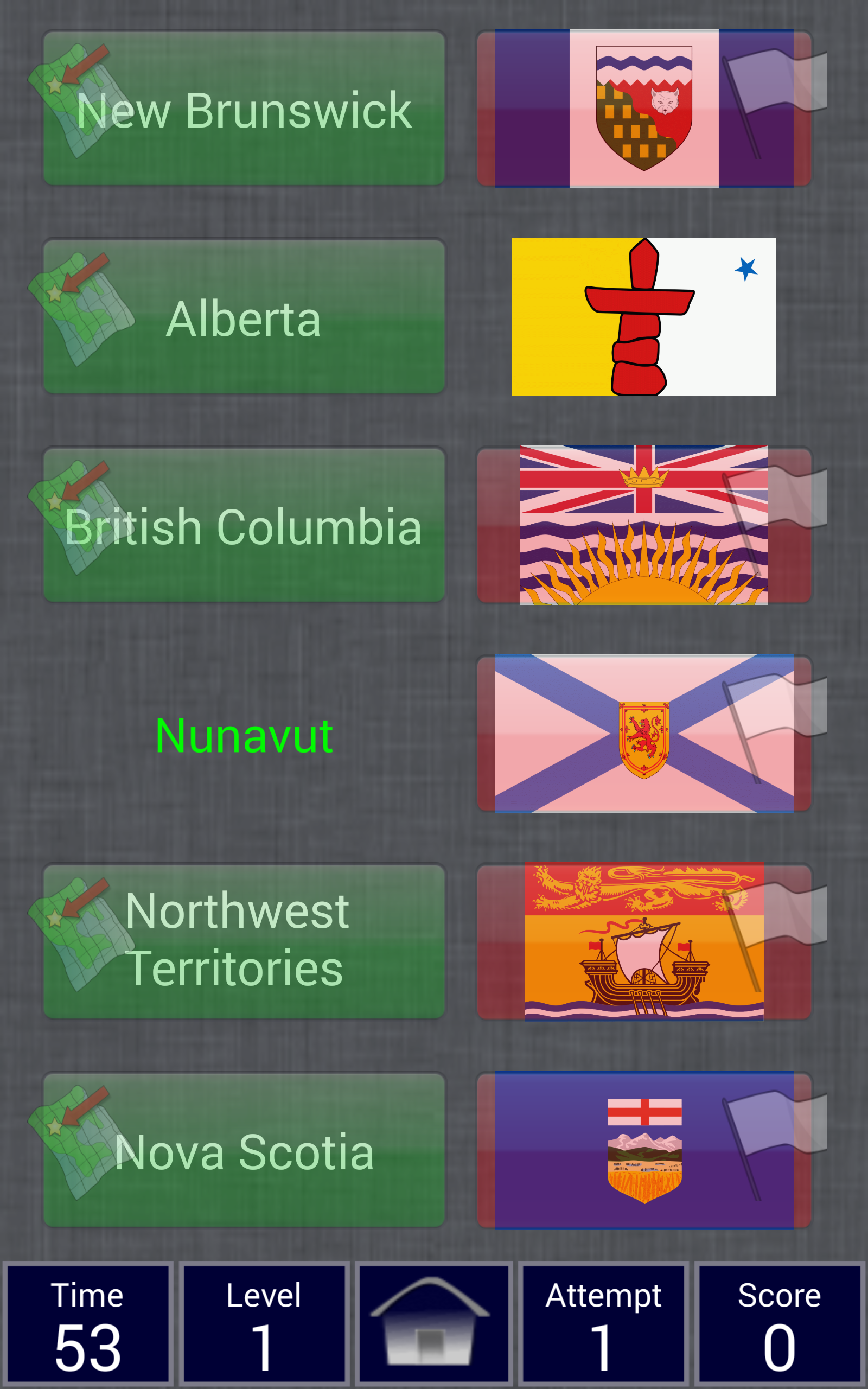 Canada Provinces Geography Match HD : Amazon.fr: Applis et Jeux