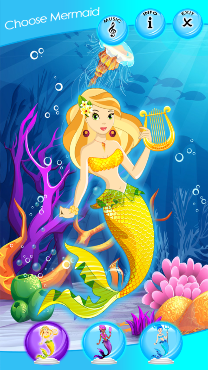 Prinzessin Meerjungfrau dress up-Spiele : Amazon.de: Apps & Spiele