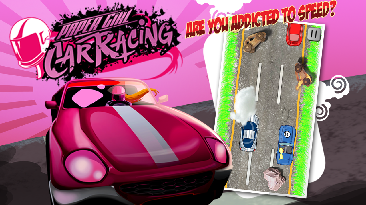 Paper Girl Car Racing Game by Free Action Games Plus Fun Apps : Amazon ...