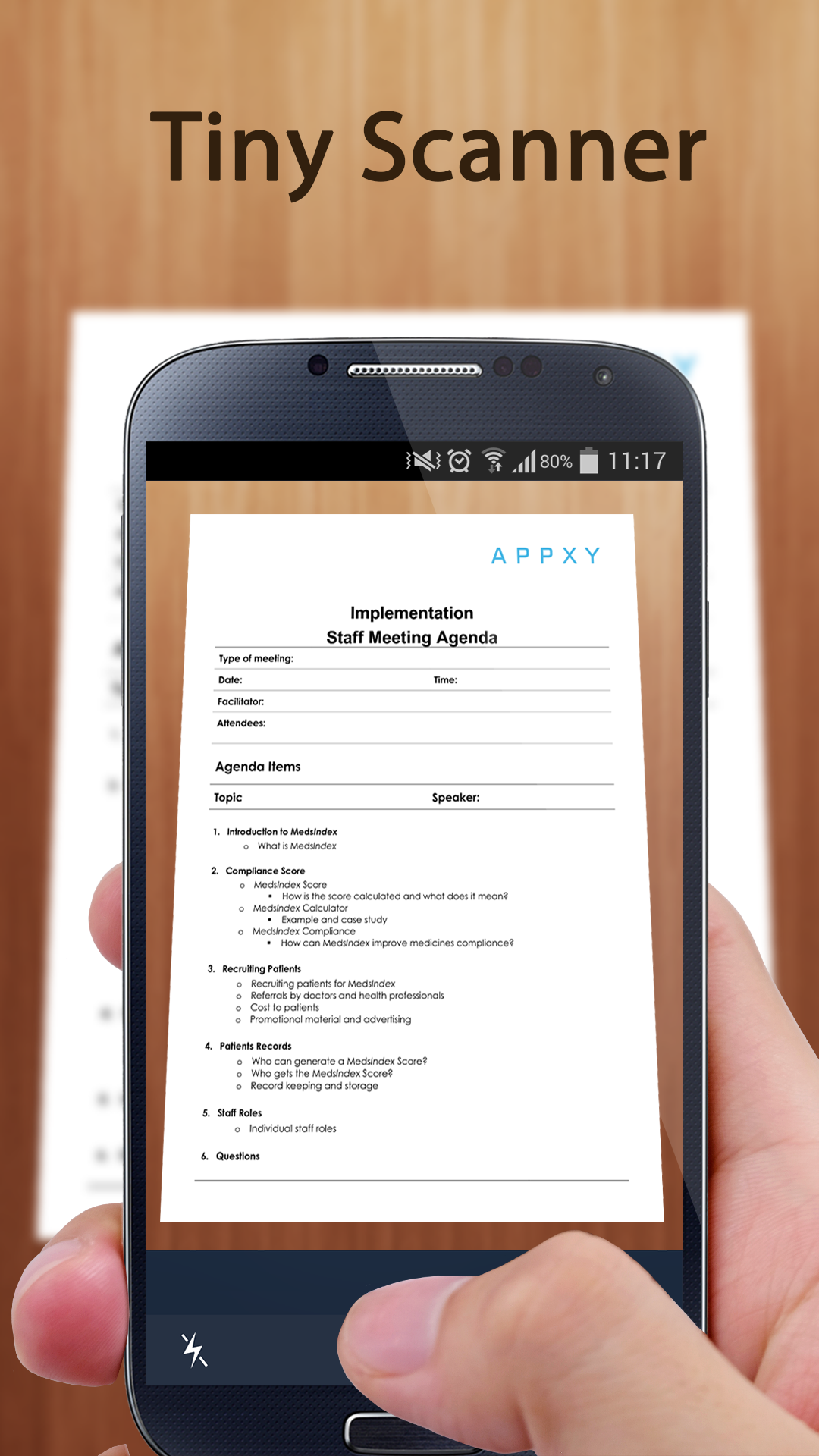 Tiny Scanner Pro PDF Scanner To Scan Document Receipt Fax Amazon 