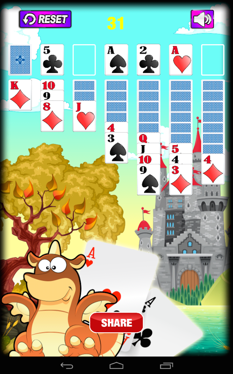 Solitaire Game Island Of Dragons: Amazon.co.uk: Appstore for Android