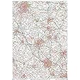 Northampton - NN - Postcode Wall Map - Paper : Amazon.co.uk: Stationery & Office Supplies