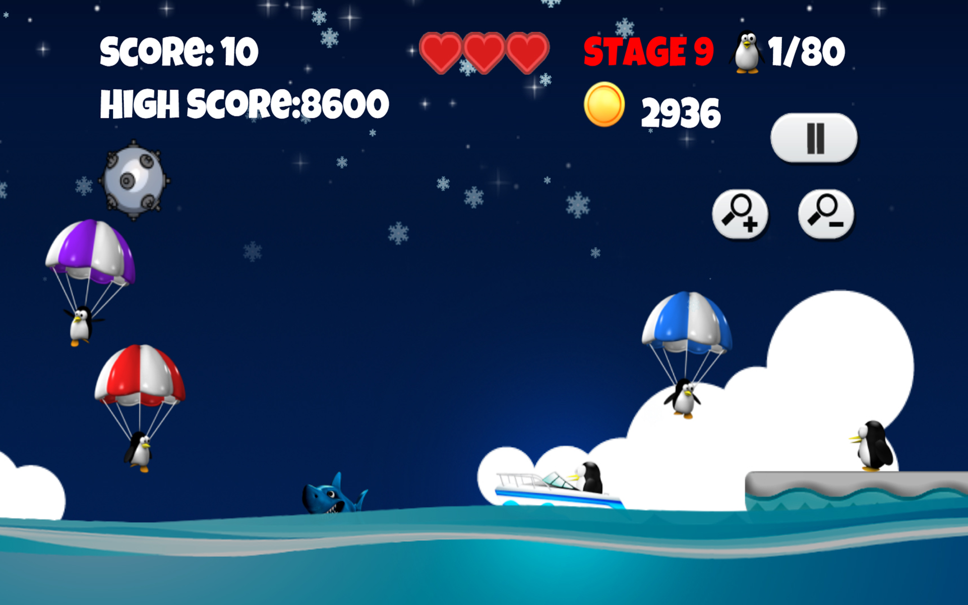 Super Penguin Rescue World Parachute Panic Tour: Amazon.co.uk: Appstore ...