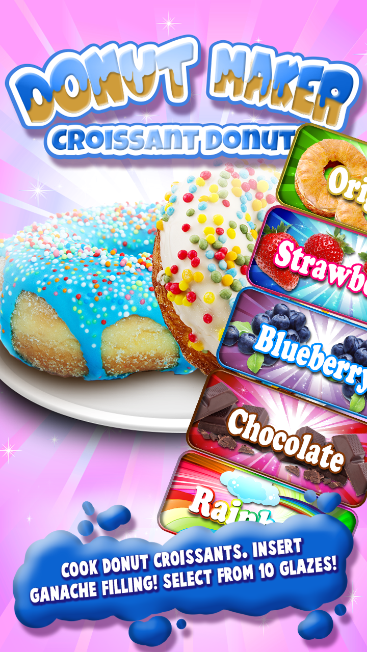 Donut Maker - Croissant Donuts Kids Cooking Game FREE: Amazon.de: Apps ...