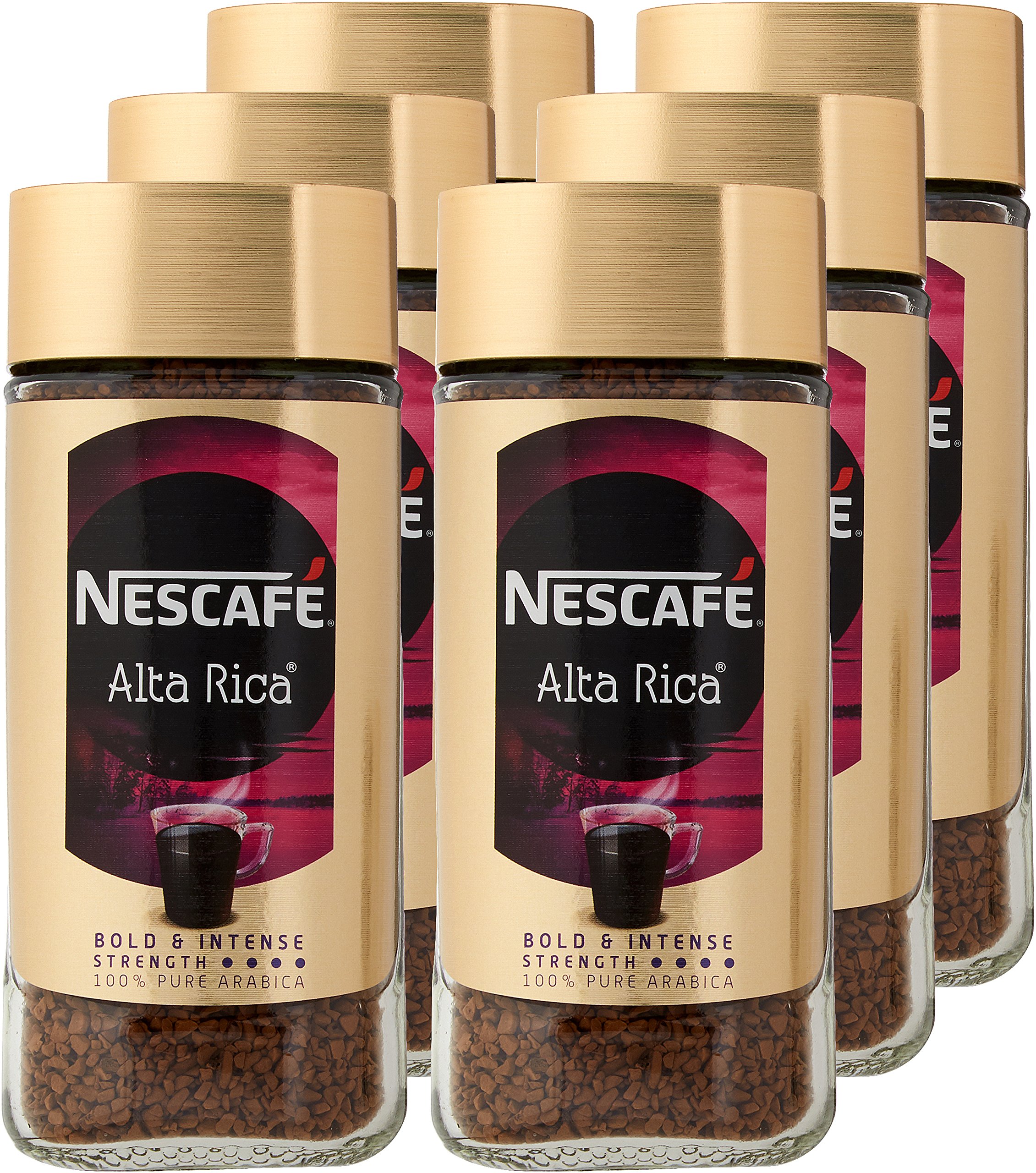 NESCAFÉ ALTA RICA Instant Coffee Jar, 100 g (Pack of 6) – Fresh Store Shop