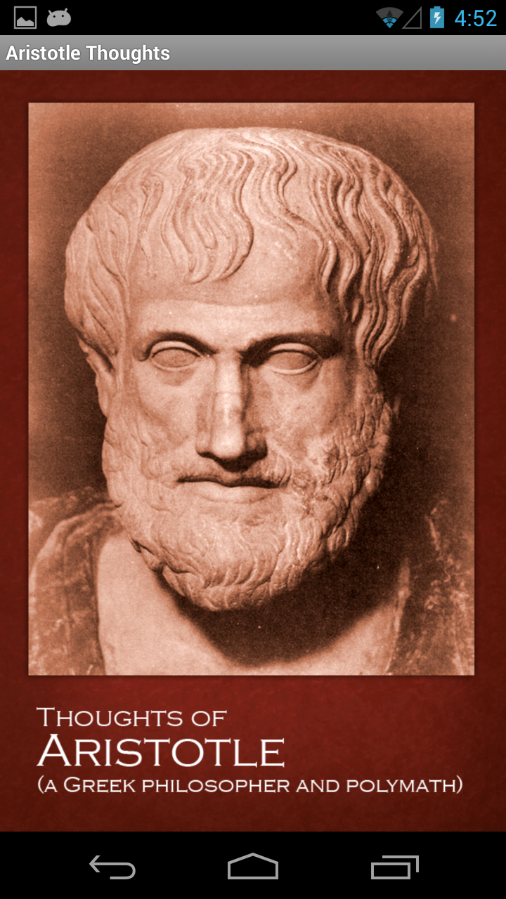 Aristotle Thoughts : Amazon.co.uk: Apps & Games