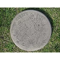 Rabbit Stepping stone garden ornament : Amazon.co.uk: Garden