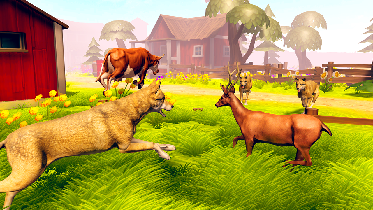 Wild Wolf Sim 3D : Amazon.de: Apps & Spiele