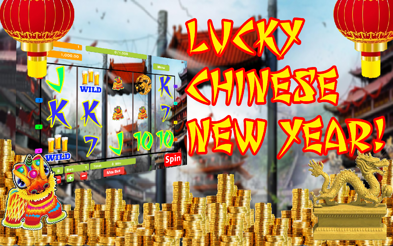 Machine à sous Chinois nouveau festival l'année de lion - libre de spin ...