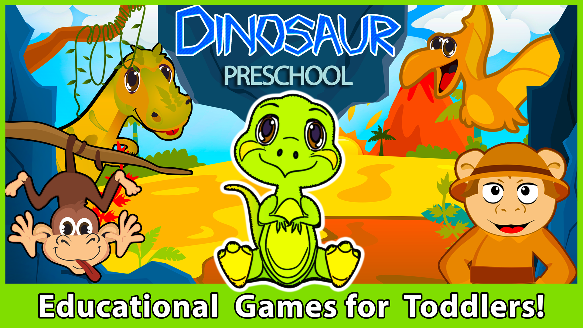 Dinosaur Games For Kids Free Preschool Dino Adventure World For Kindergarten And Preschool 