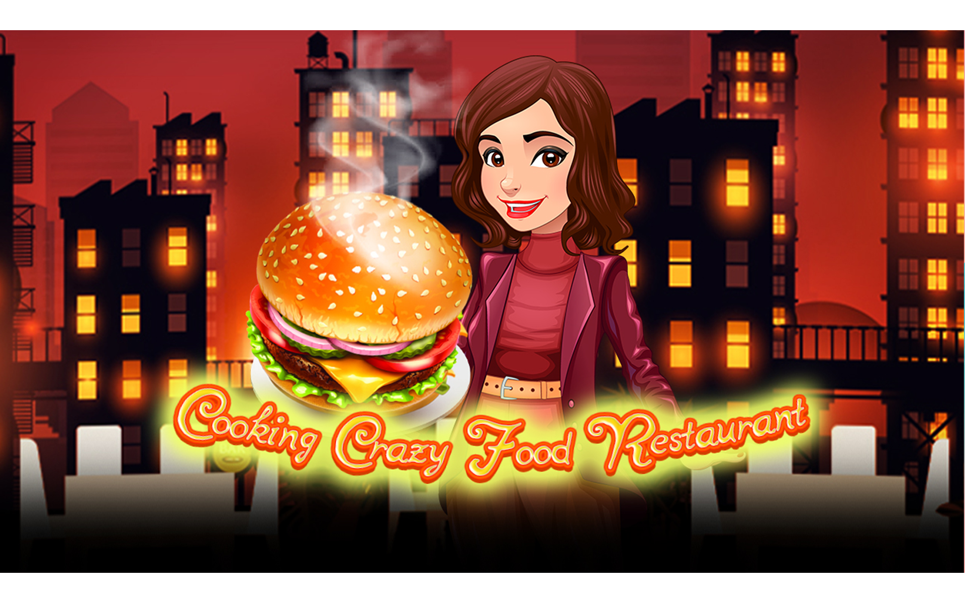 Cooking Crazy Food Restaurant Burger Fever Games: Amazon.co.uk ...