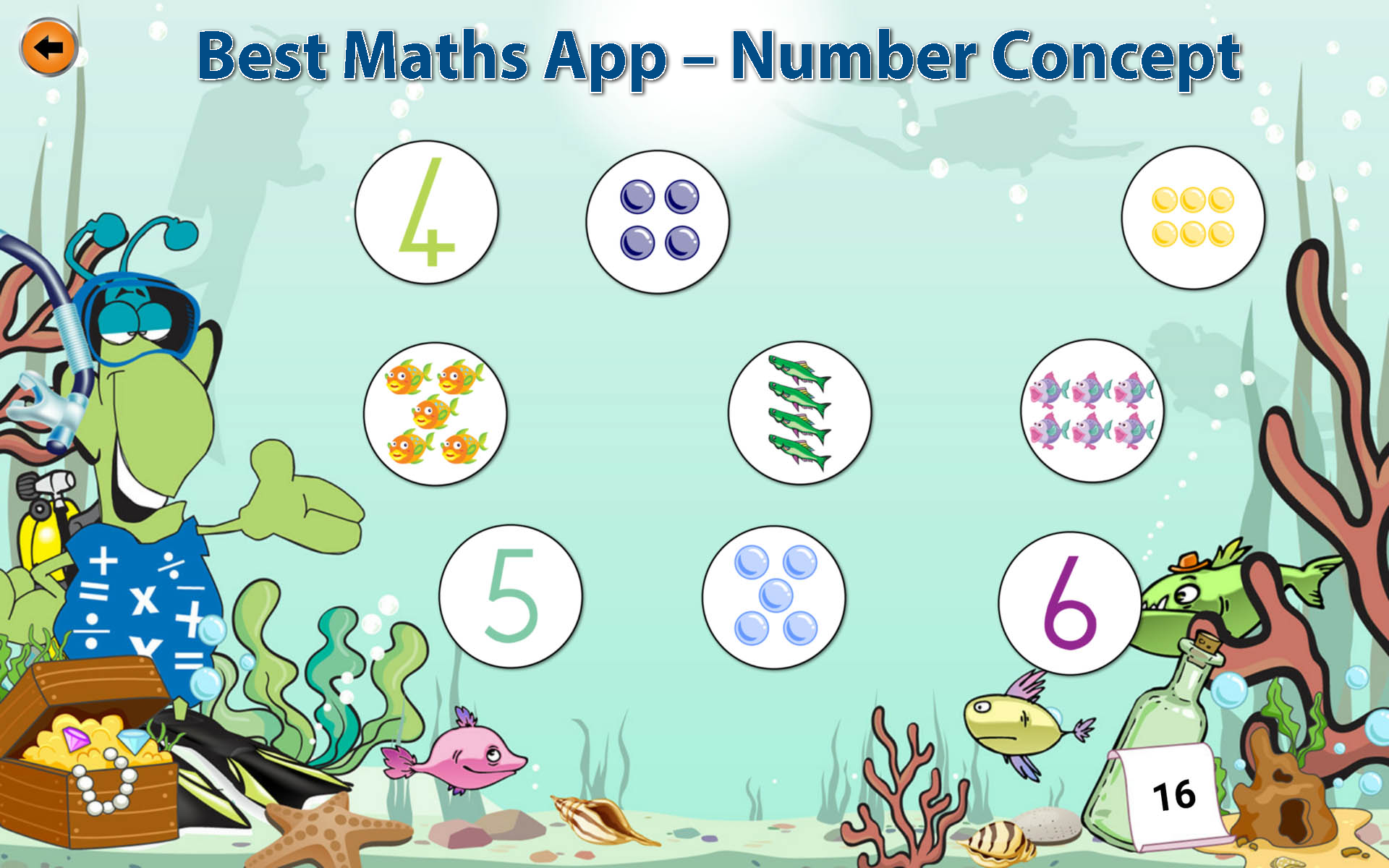 Prof Miki Maths, age 3-5, best math app, vital foundational skills, pre ...