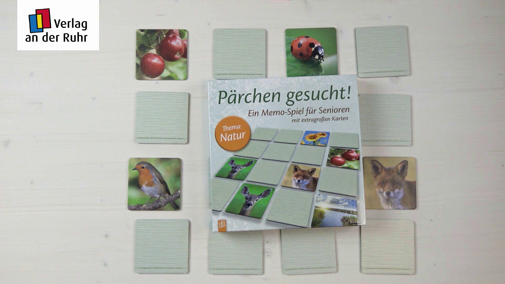 Pärchen gesucht - Thema „Natur“: Ein Memo-Spiel für Senioren mit extragroßen Karten: Amazon.de ...