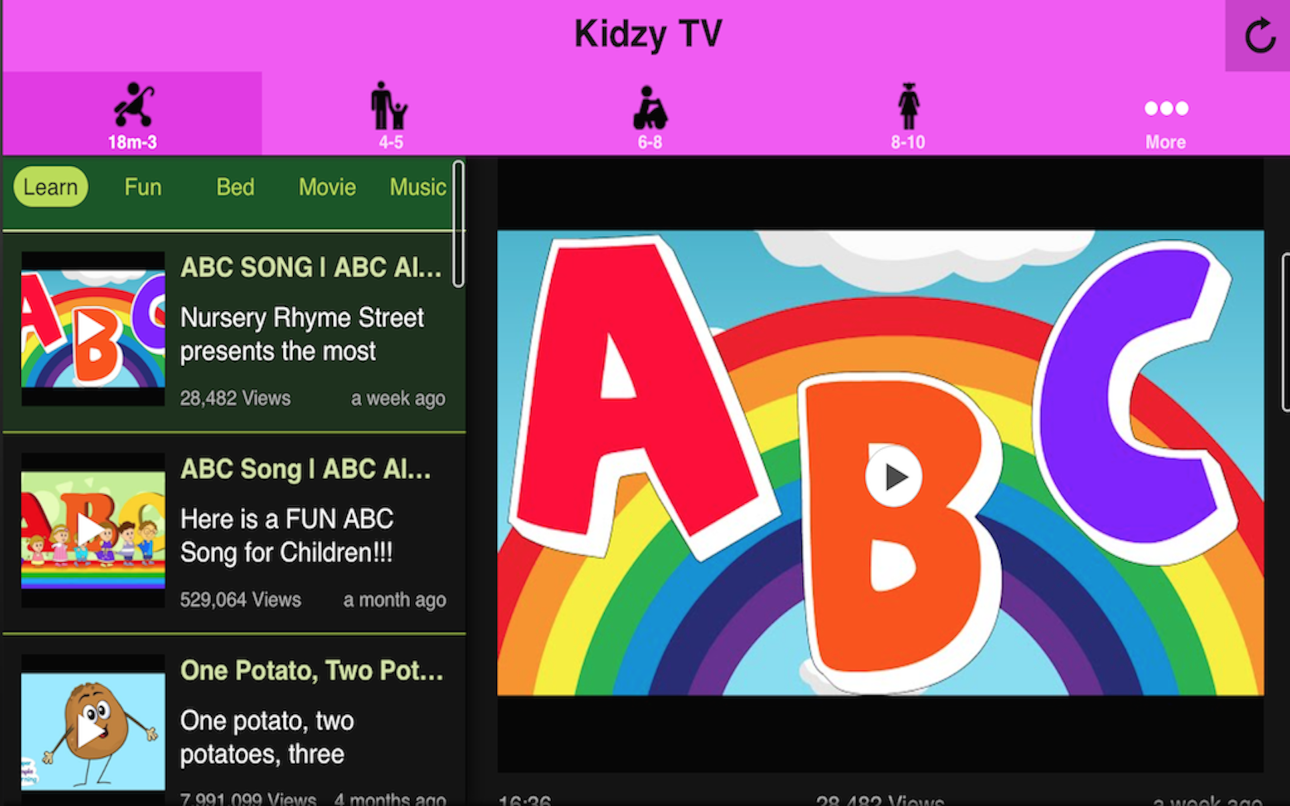 Kidzy TV : Amazon.co.uk: Apps & Games