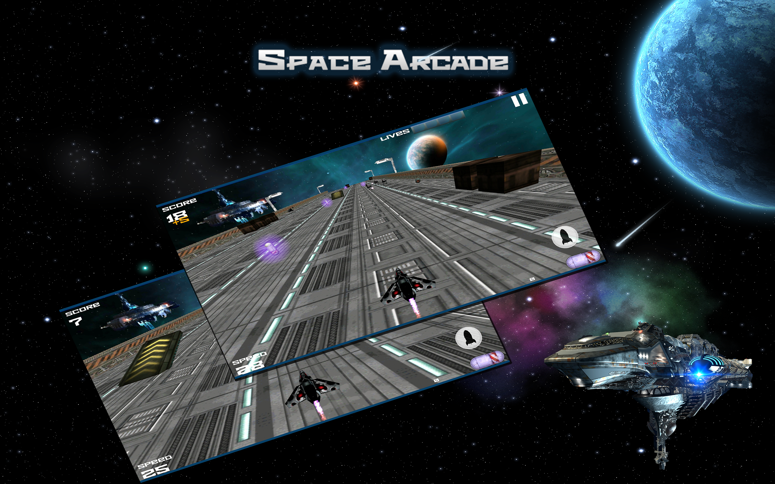 Space Arcade 3D : Amazon.co.uk: Apps & Games