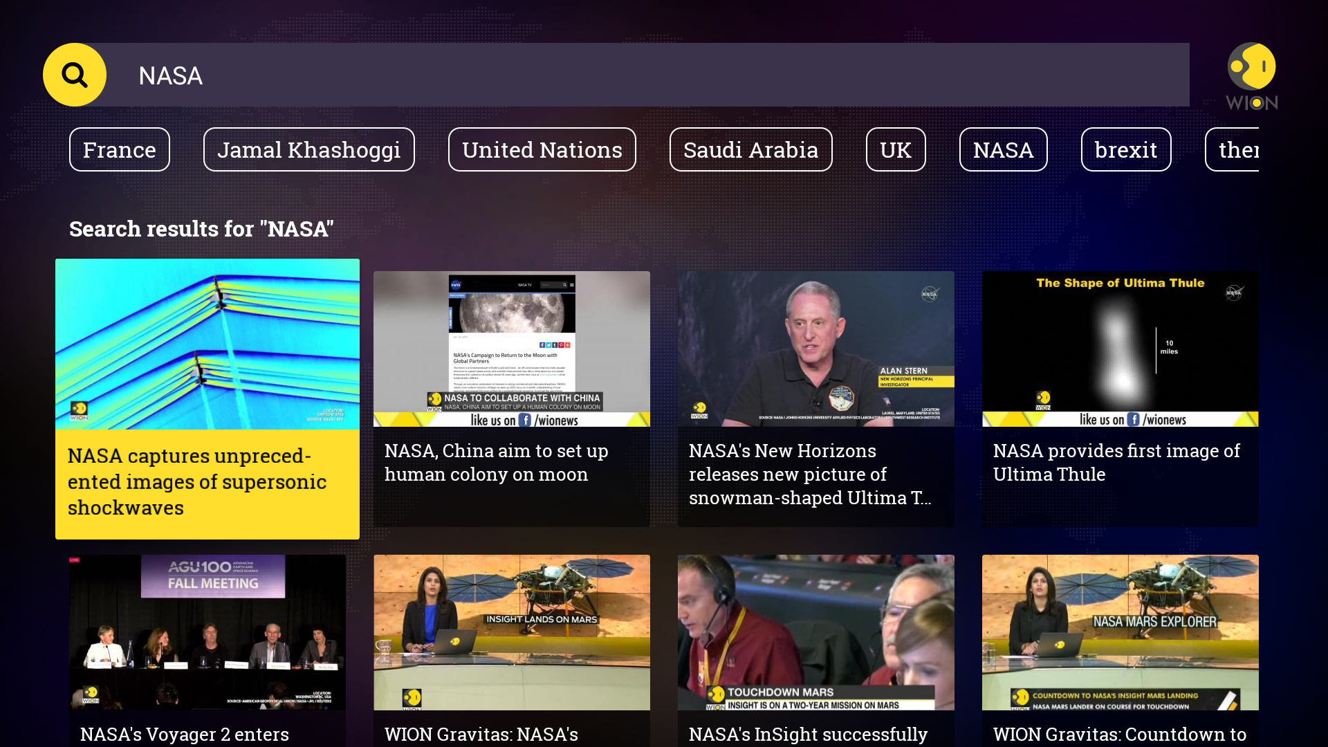 WION : Amazon.in: Apps for Android
