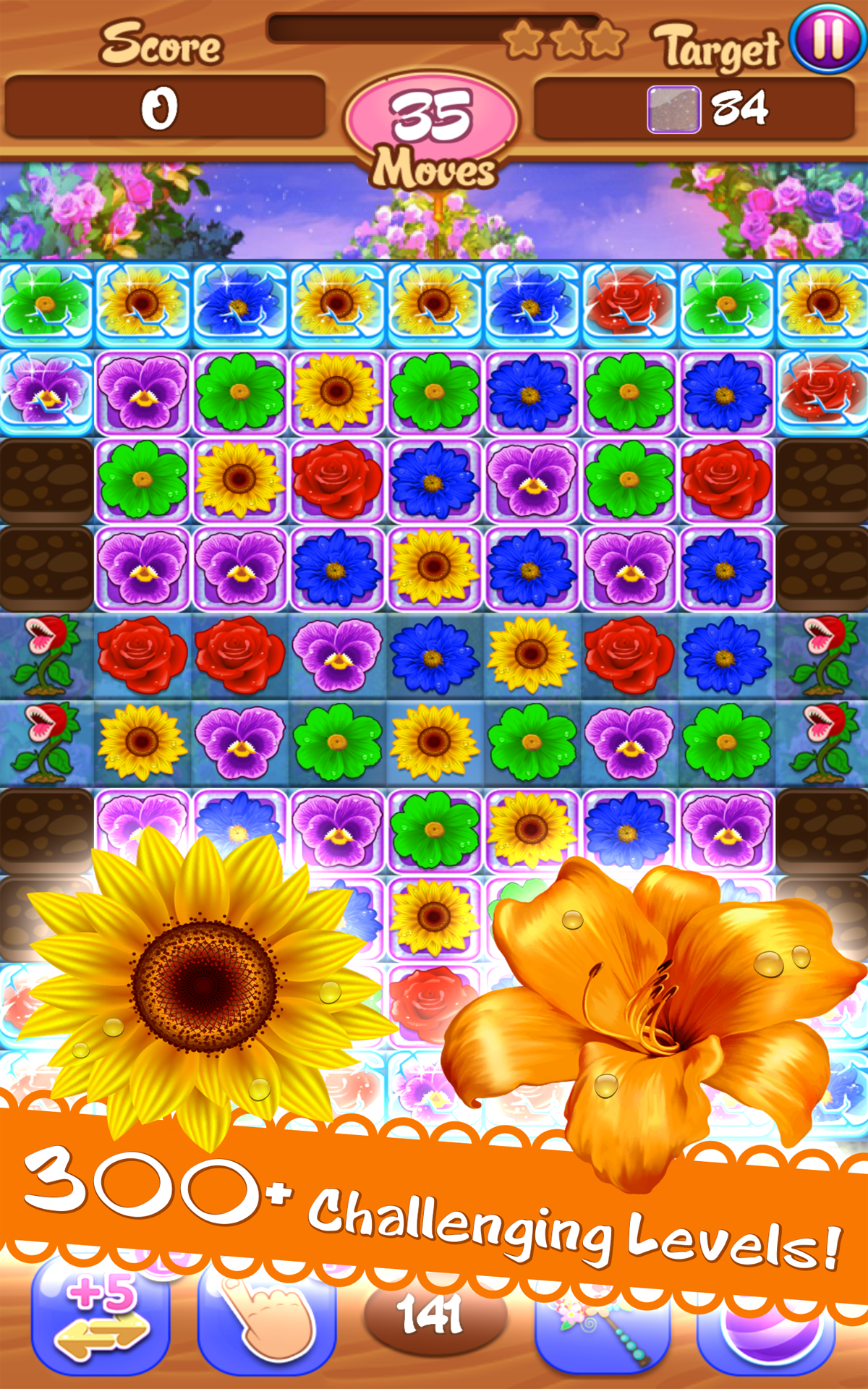 Flower Mania Free Match 3 Games For Kindle Fire And Android Amazon Flower Mania Free Match 3 Games For Kindle Fire And Android Amazon