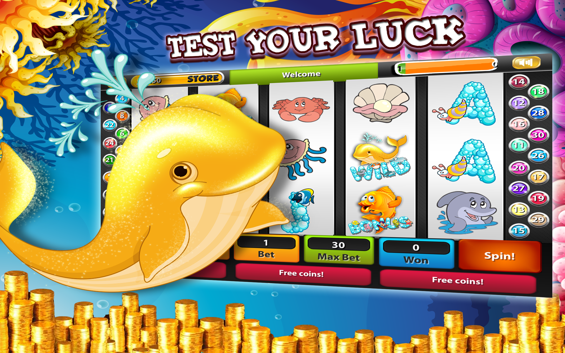 Gold Fish Slot Machine-makes your wishes come trough: Amazon.co.uk ...