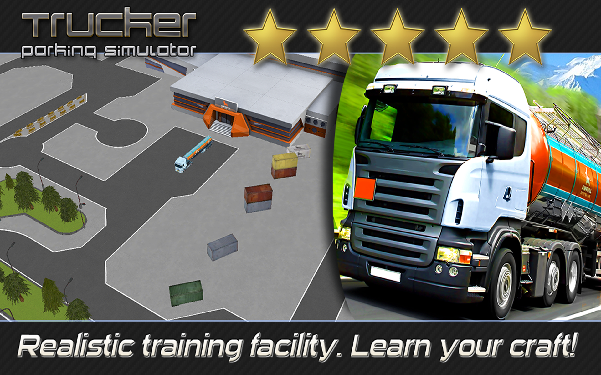 Trucker: Parking Simulator - Realistic 3D Monster Truck and Lorry ...