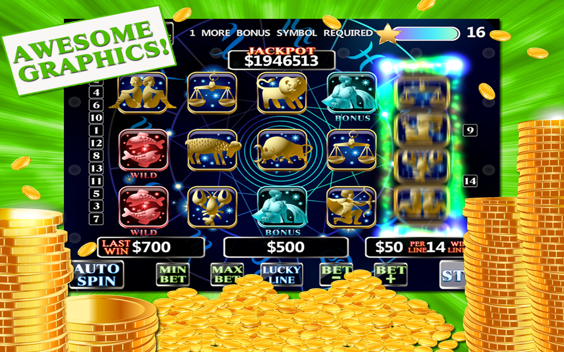 Zodiac Slots : Amazon.co.uk: Apps & Games